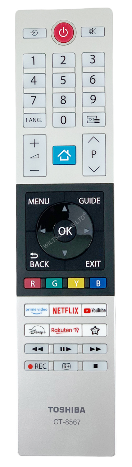 Original Toshiba CT-8567 TV remote control for LCD LED | eBay