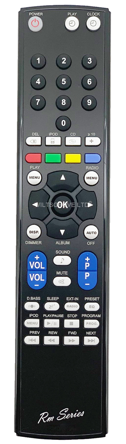 RM Series Remote Control for PANASONIC SAPM500PCK SA-PM500PC-K ...
