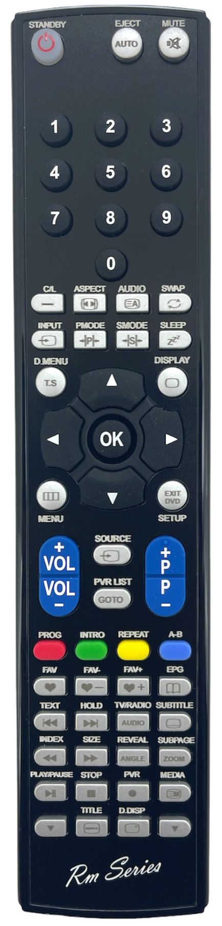 RM Series Remote Control fits DGM LTV-2287WHC LTV2291WHC LTV3264W LTV ...